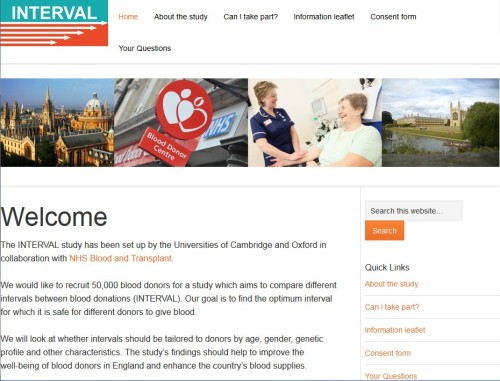 The blood donation interval study - Neil Turner's Blog