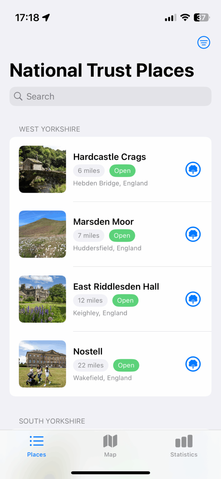 National Trust Tracker app - Neil Turner's Blog